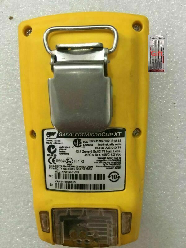 BW GasAlertMicroClip XT MC2-XWHM-Y-CN 90days warranty via DHL or FedEx ...