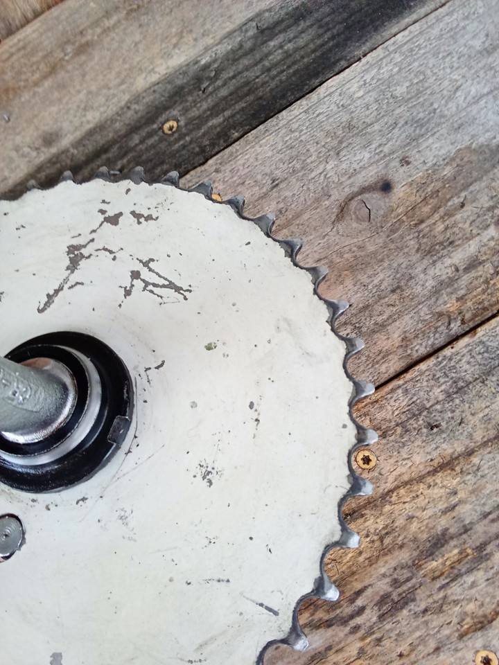 Cool 175mm Stamped Cr-mo Cranks-42t Tioga Compact Disc- Old School 80's ...