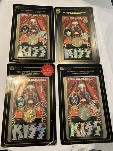 KISS Official Tour Commemorative Psycho Circus Liberty Mint Coins Set ...