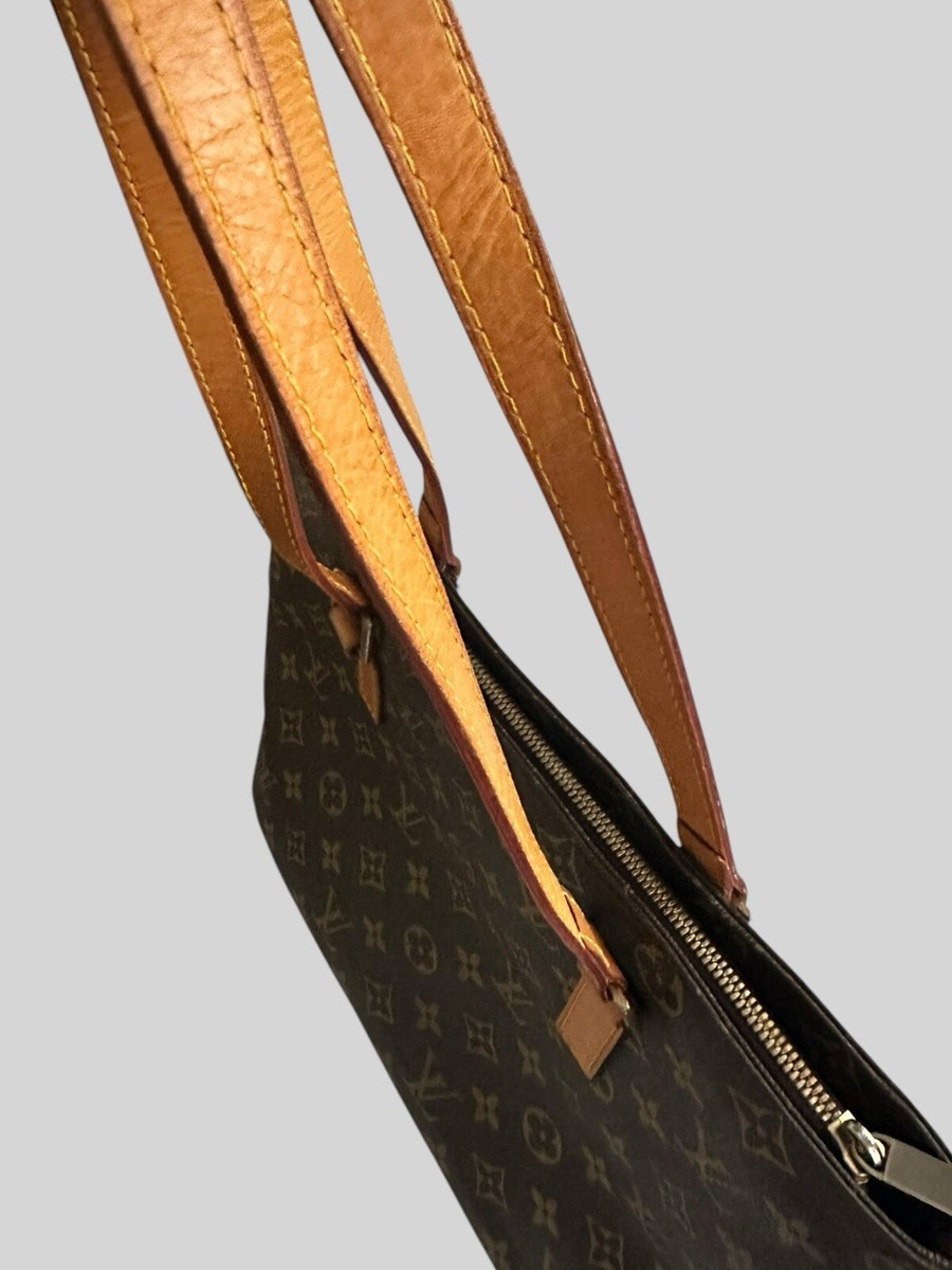 Louis Vuitton Cabas Piano Monogram Canvas Leather Shoulder Louis Vuitton Cabas Piano Monogram Canvas Leather Shoulder
