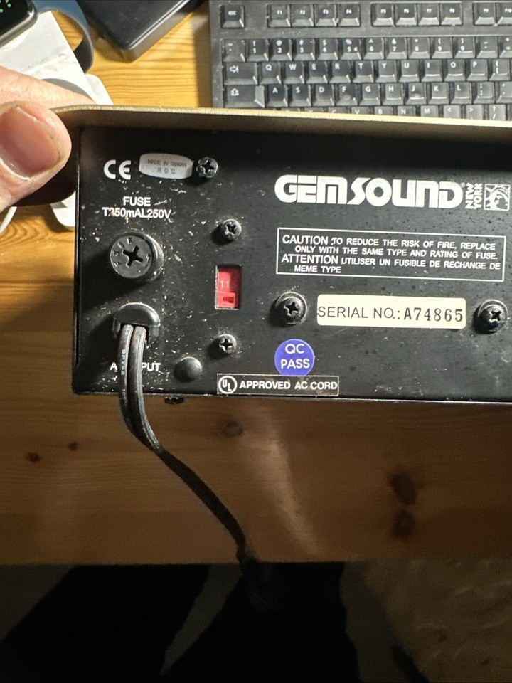 GEM SOUND NEW YORK THE POWER OF LIGHT AND SOUND DMX-6 PRO DJ MIXER | eBay