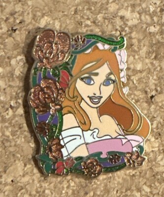 Disney Pin - Enchanted- Giselle Flower Portrait LE 500 | eBay