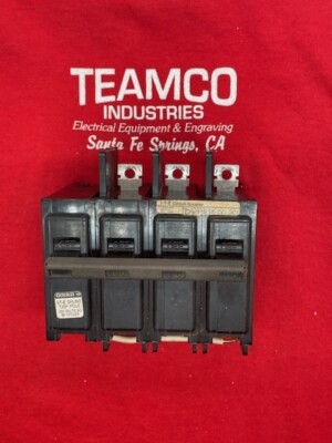 Siemens ITE 3P 100A BQ BQ3B10000S01 SHUNT Circuit Breaker BQ3B100 00S01 ...