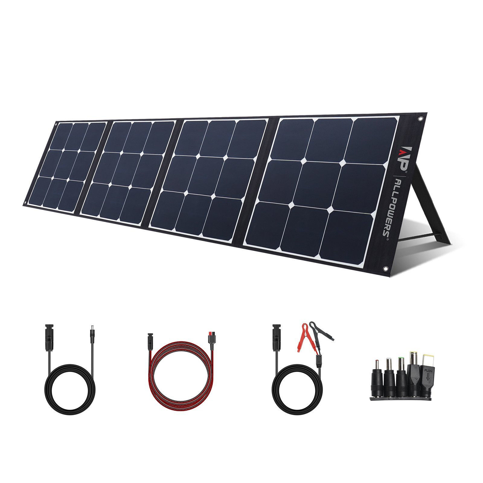 2000W Portable Power Station Solar Generator kit 120W Foldable Solar ...