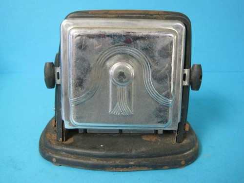 AWESOME VINTAGE VICTORIAN TOASTER BY BERSTED MFG CO MODEL 66 RARE BLACK ...
