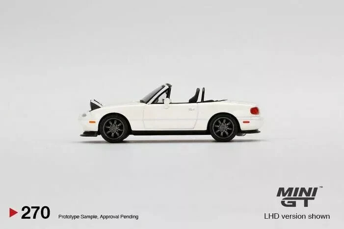 Mini GT 1/64 Mazda Miata MX-5 (NA) Tuned Version Classic White MGT00270 ...