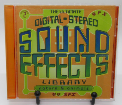 ULTIMATE STEREO SOUND EFFECTS: VOL. 2 NATURE & ANIMALS SFX AUDIO CD, 99 ...