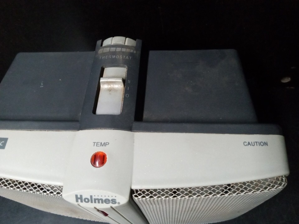 Holmes Twin Ceramic Space Heater 1500 Watt Model HCH4166 TESTED WORKS ...