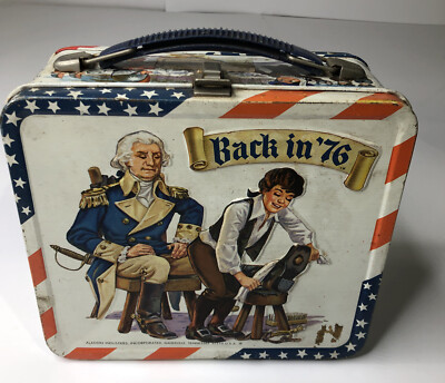Back in 76 Metal Lunch Box WITH Thermos - Vintage 1975 | eBay