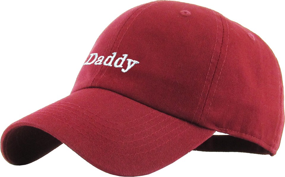 Daddy Embroidery Dad Hat Cotton Adjustable Baseball Cap Unconstructed ...
