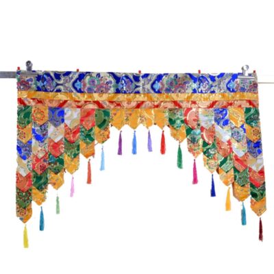 100cm Tibetan Style Buddhist Temple Enclosure Five Color Hanging ...