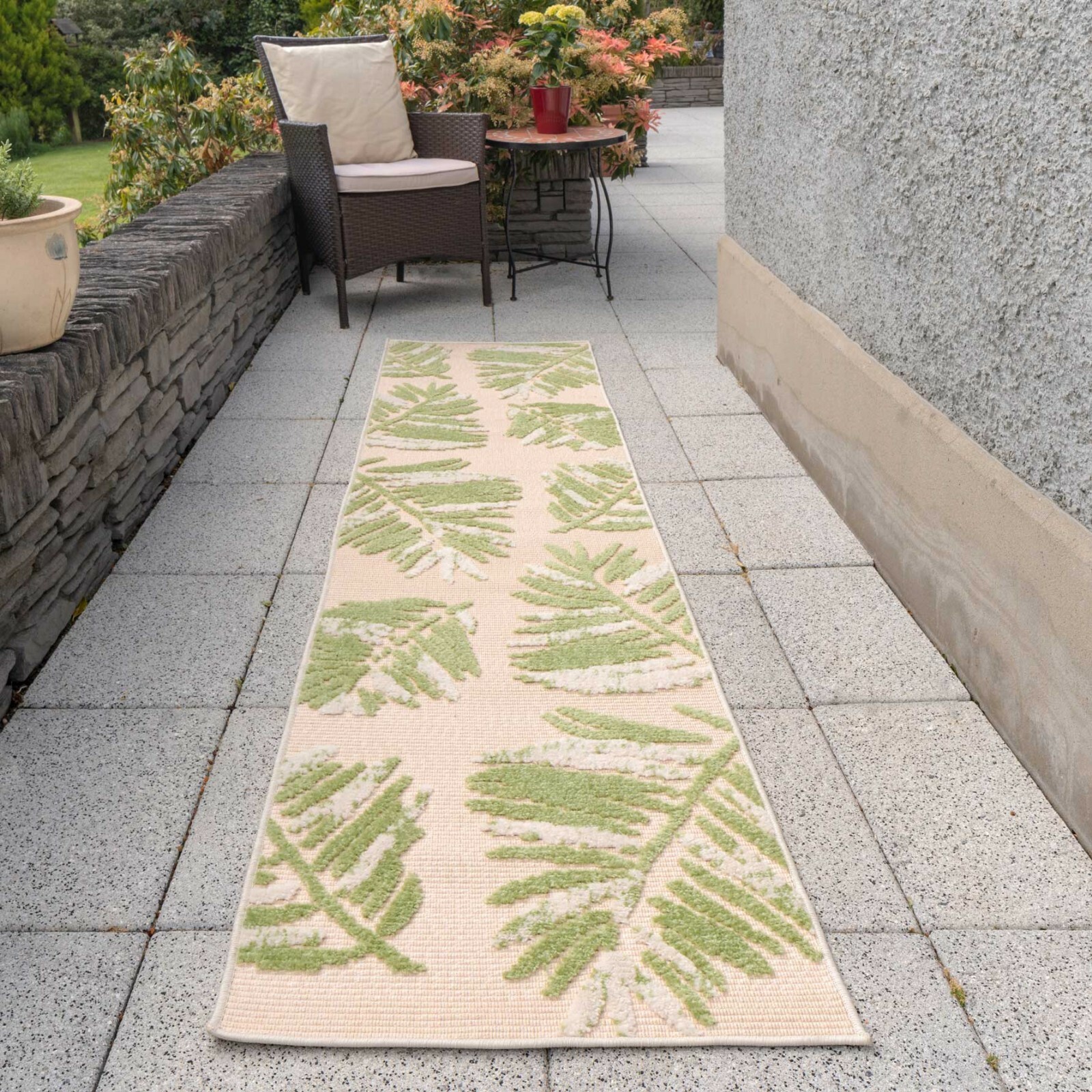 New Summer Outdoor Rugs Fun Tropical Multicolour Durable Garden Patio ...