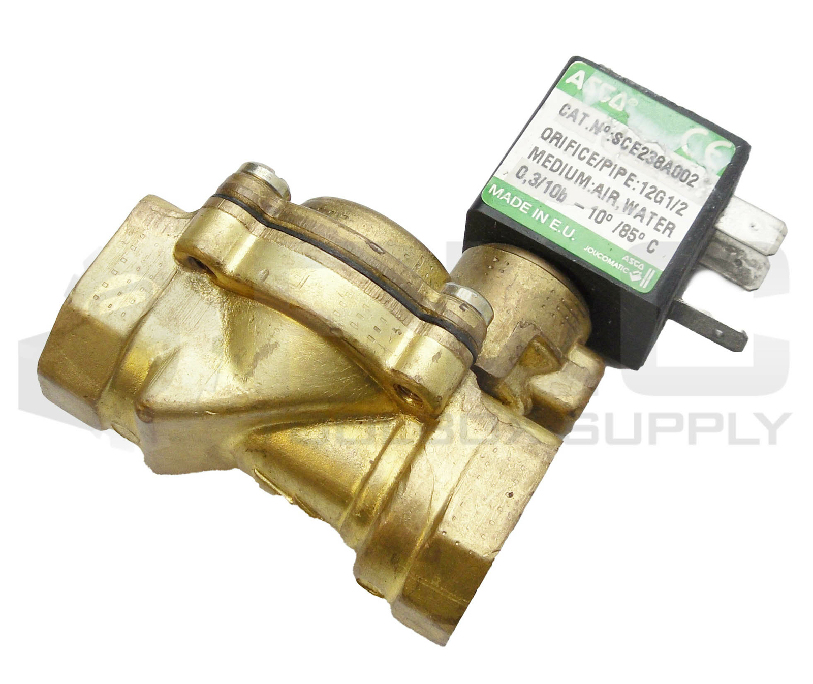 ASCO SCE238A002 SOLENOID VALVE ORIFICE/PIPE:12GAL 1/2 W/ 400904-142 ...