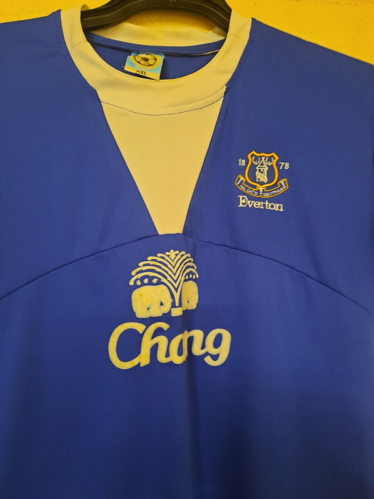 Everton Chang Sport Home Shirt | eBay Australia