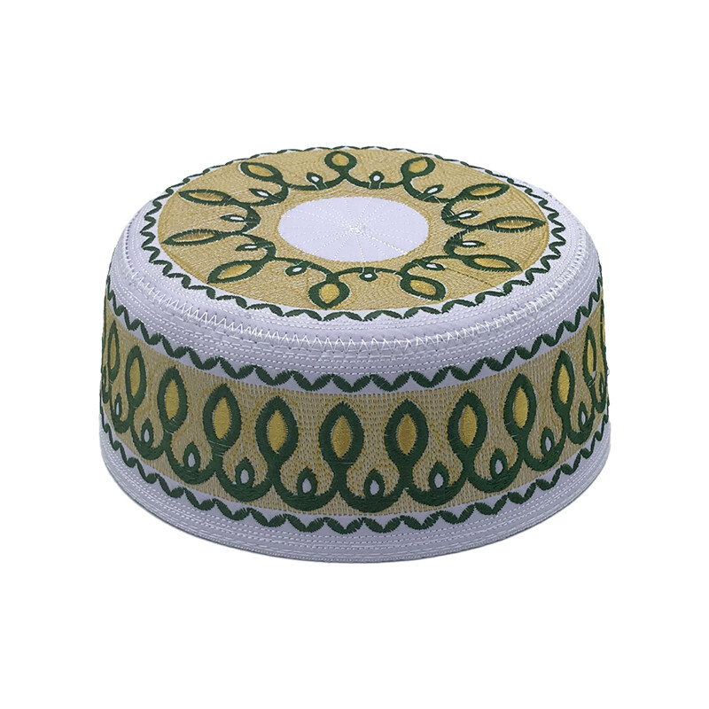 Muslim Kids/Adult Hat Men Prayer Hats Embroidery Arabia Turban Cap Flat ...