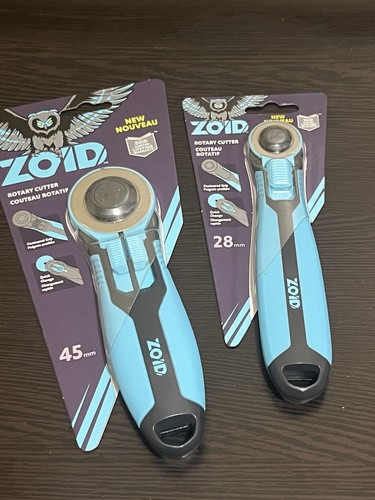 ZOID Tools Rotary Cutters W Soft Touch Handle Quilting Sewing NEW In ...