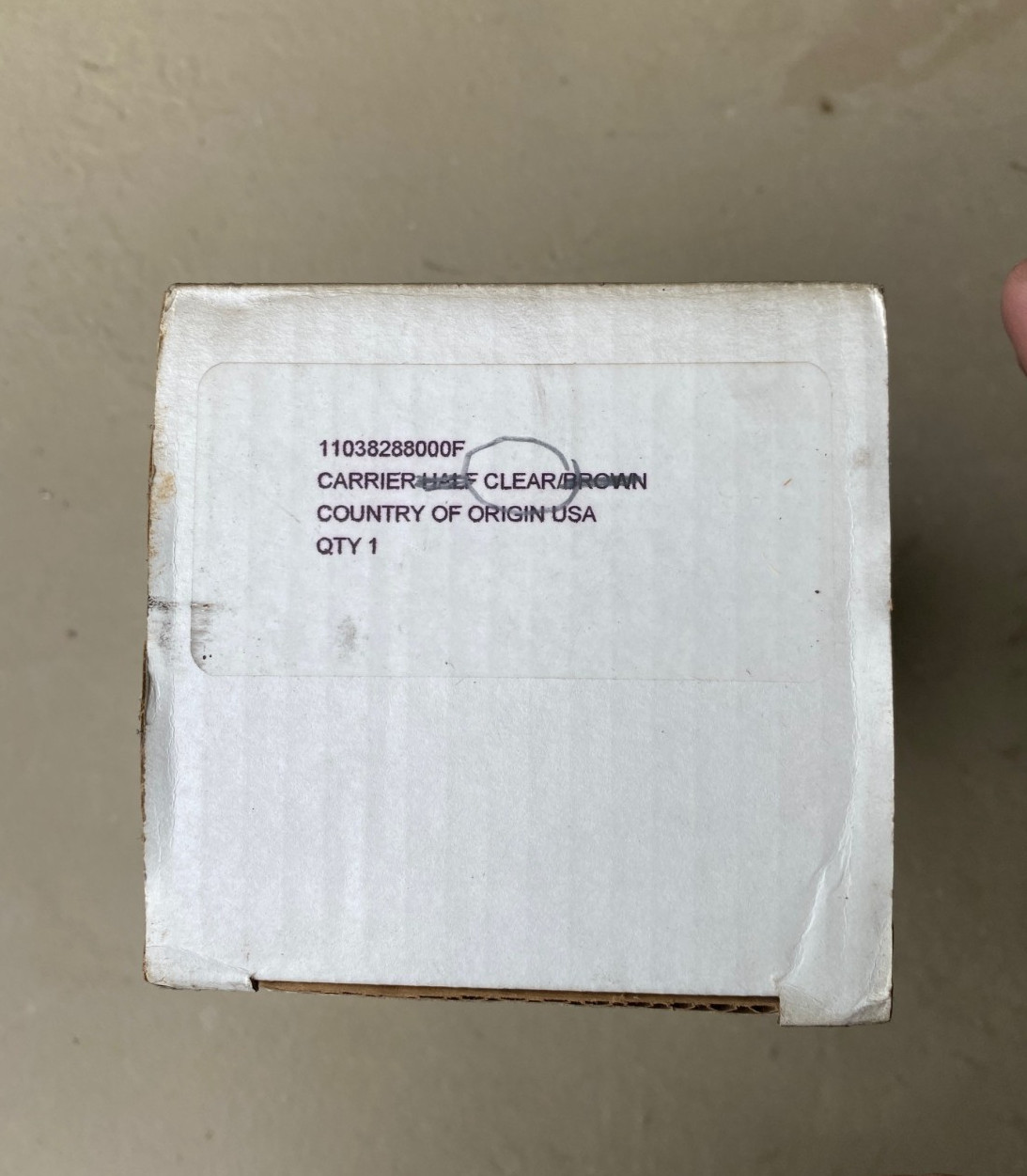 LeFebure Diebold Bank Canister Pneumatic Carrier, Clear Body