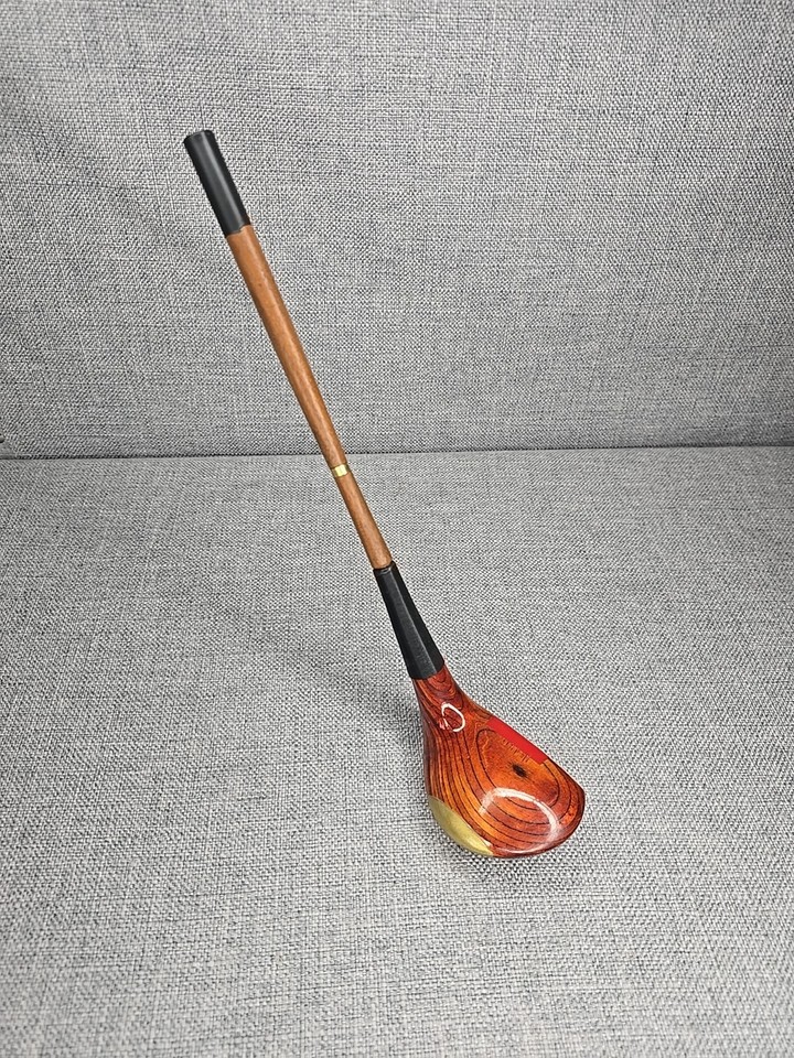 Vintage Wood Head Putter 5 Golf Club Refillable Holder Custom Made | eBay