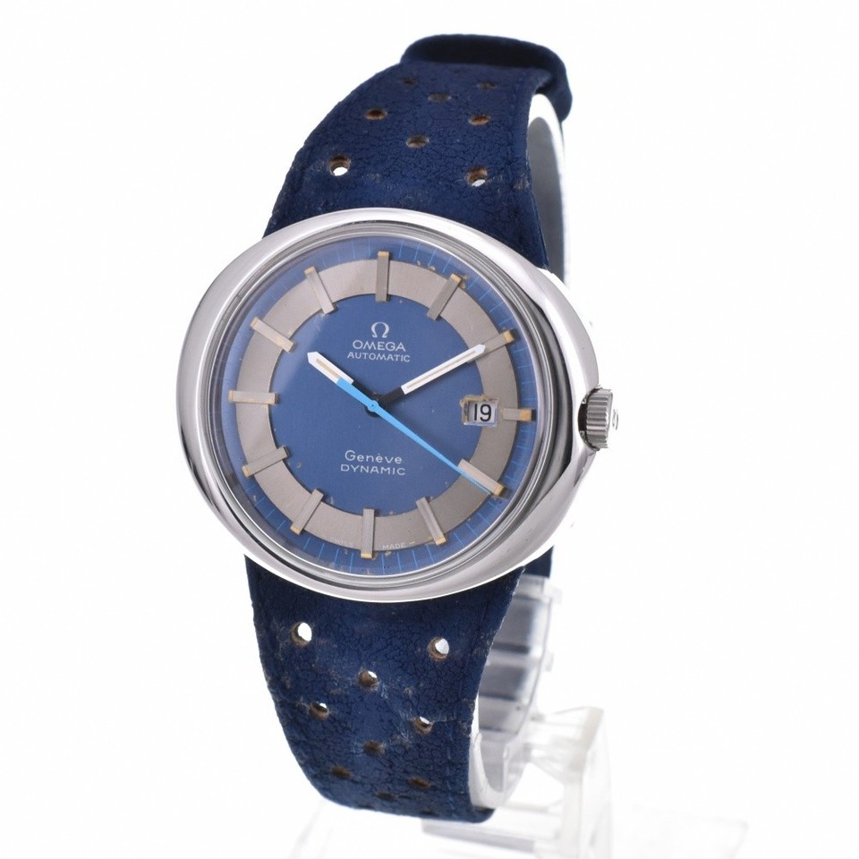 OMEGA Geneva Dynamic TOOL.107 Silver/Blue Dial Automatic Men's Watch M ...