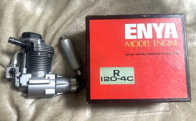 Enya R120-4C 19.93cc 4 cycle glow engine with muffler for R/C airplane ...