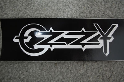 Ozzy Sticker Vinyl Decal 7" X 2.5" Black Sabbath (369) | eBay