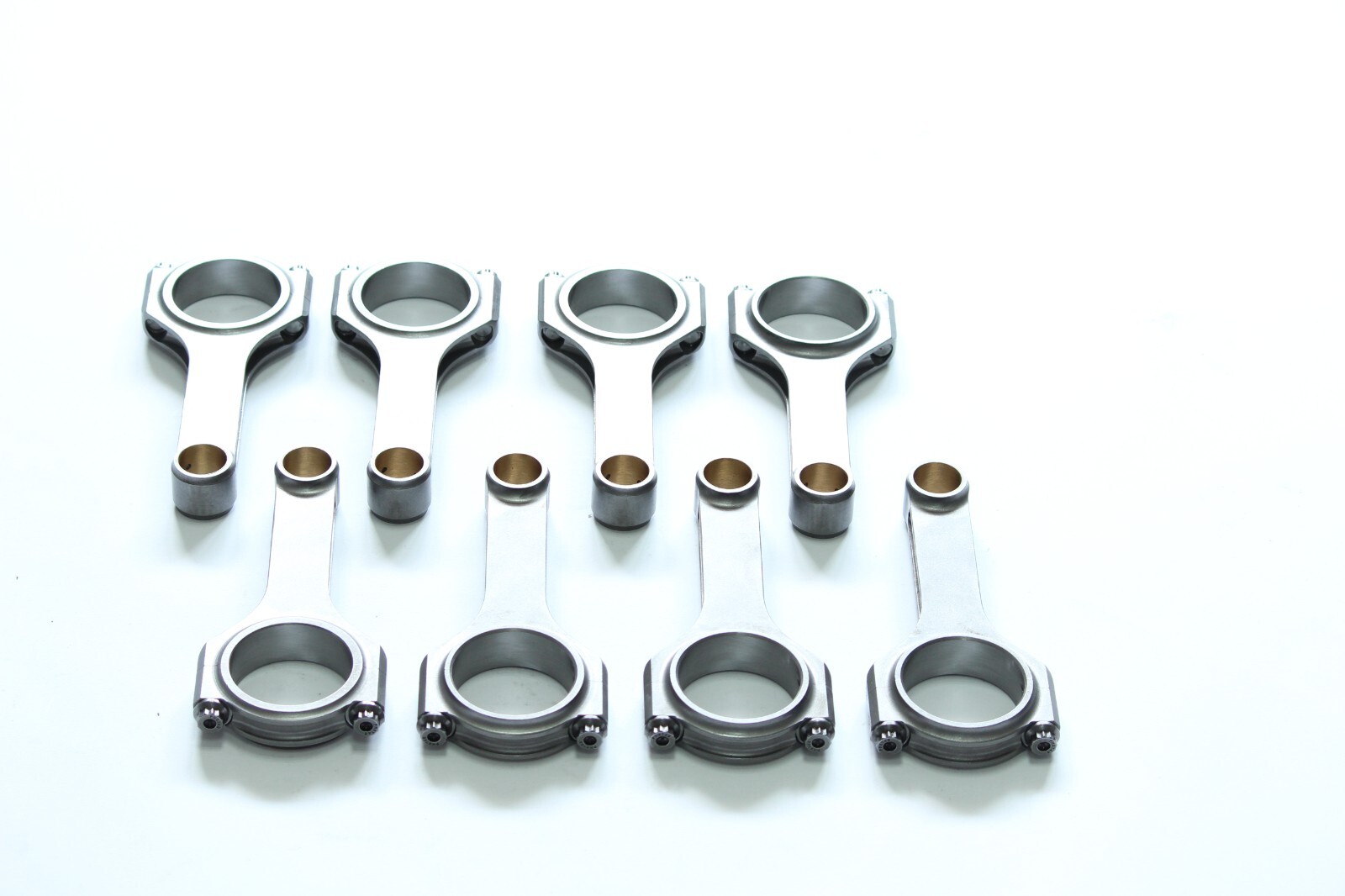 Small Block Chevy SBC 305 327 350 5.7" H-Beam Connecting Rods 4340 ...