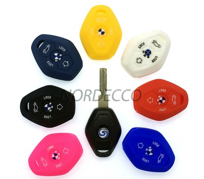 Key Case BMW X5 Z3 Z4 3 5 7 KEY FOB PROTECTIVE Cover Silicone E90 E60 ...