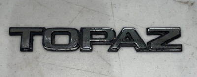 88-94 MERCURY TOPAZ REAR TRUNK LID NOS OEM EMBLEM | eBay