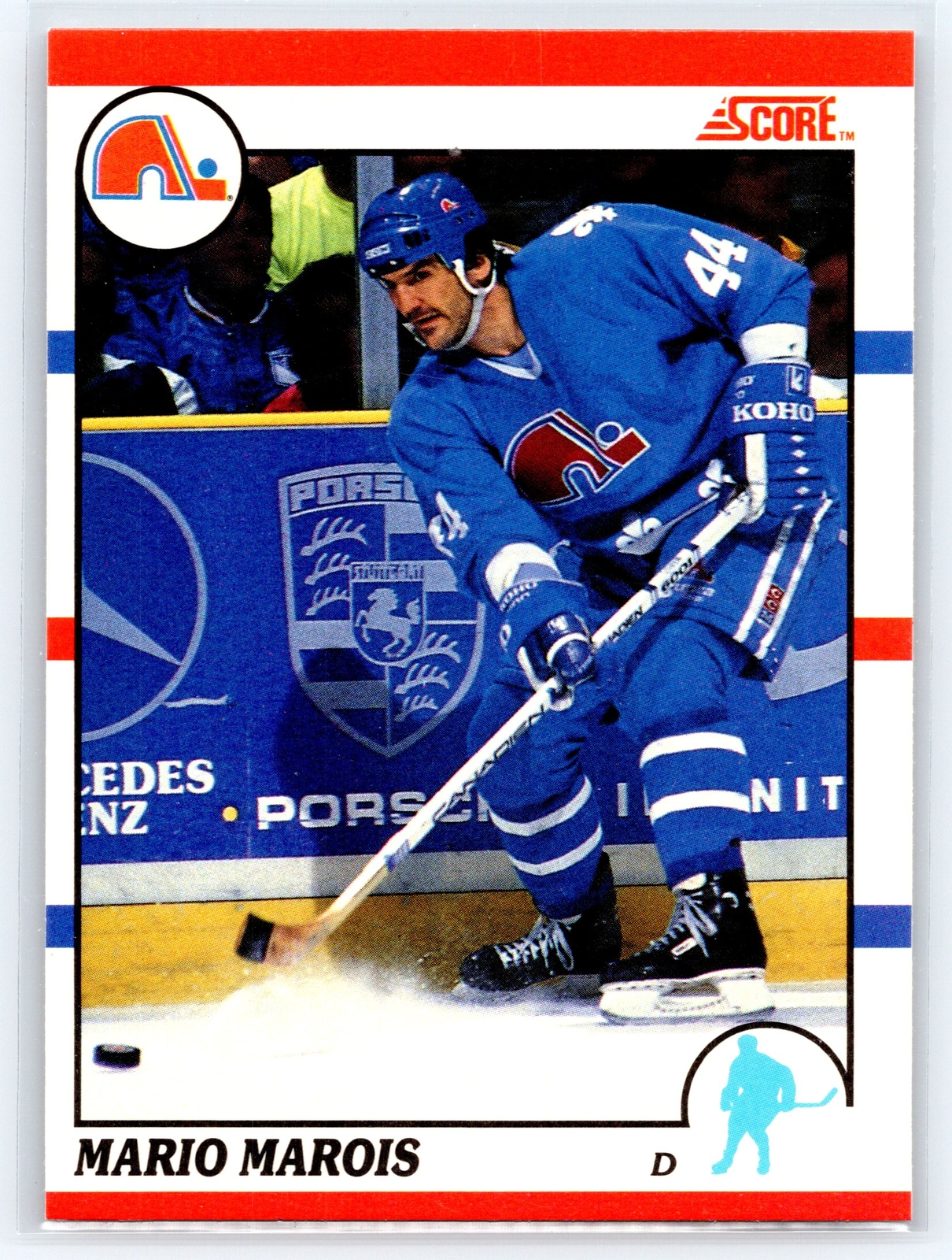 1990 Score American #229 Mario Marois Hockey Quebec Nordiques | eBay