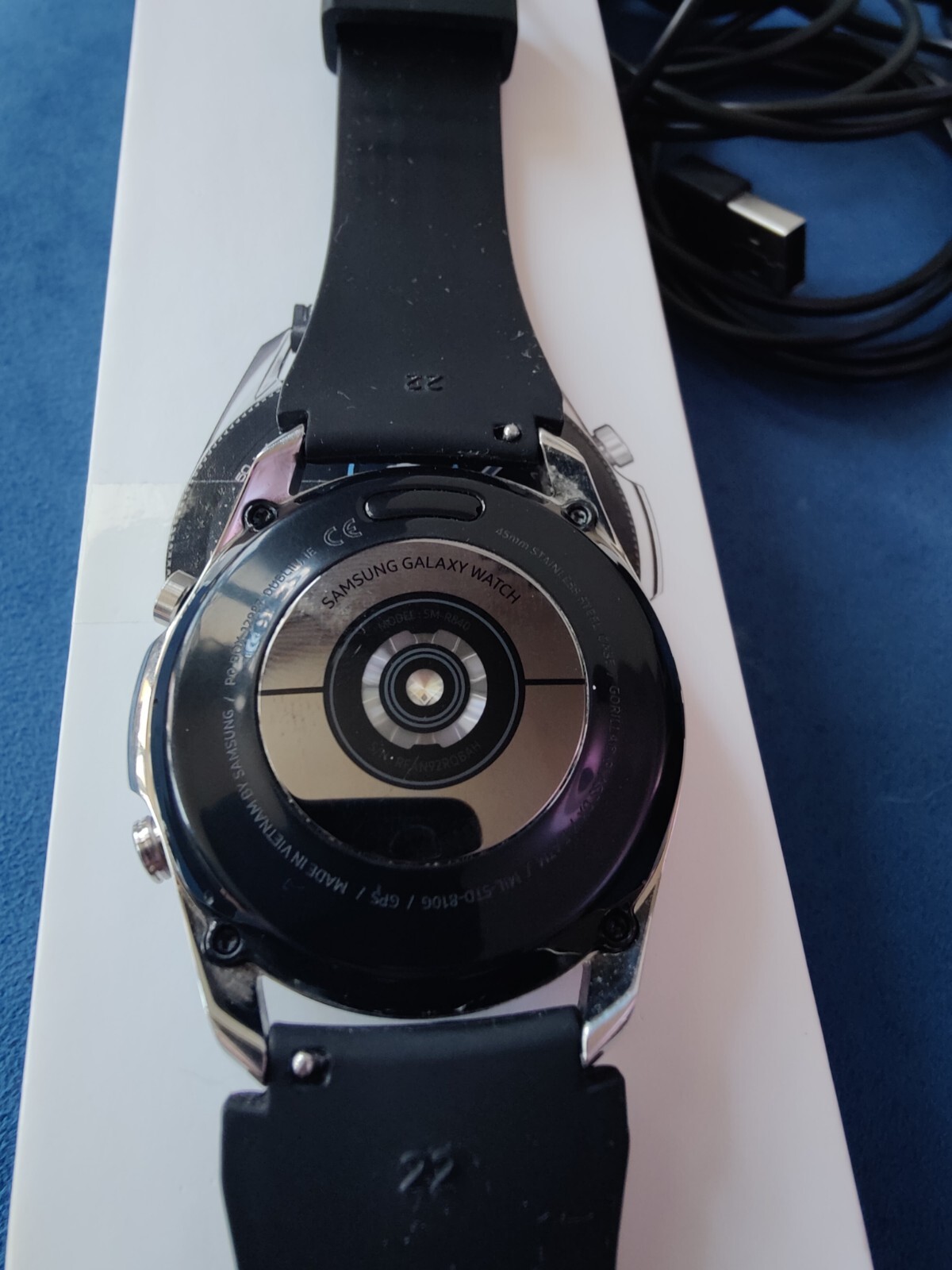 Samsung Galaxy Watch 3 SM-R840 45mm Mystic Silver Edelstahlgehäuse | eBay
