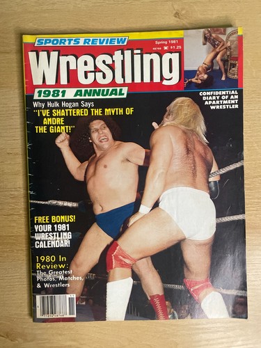 Sports Review Wrestling Spring 1981 Hulk Hogan B2284 | eBay