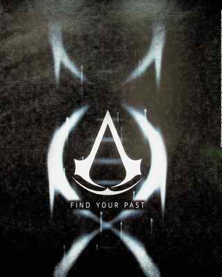 FIND YOUR PAST - Assassins Creed Movie Mini Poster 9"x12.5" | eBay