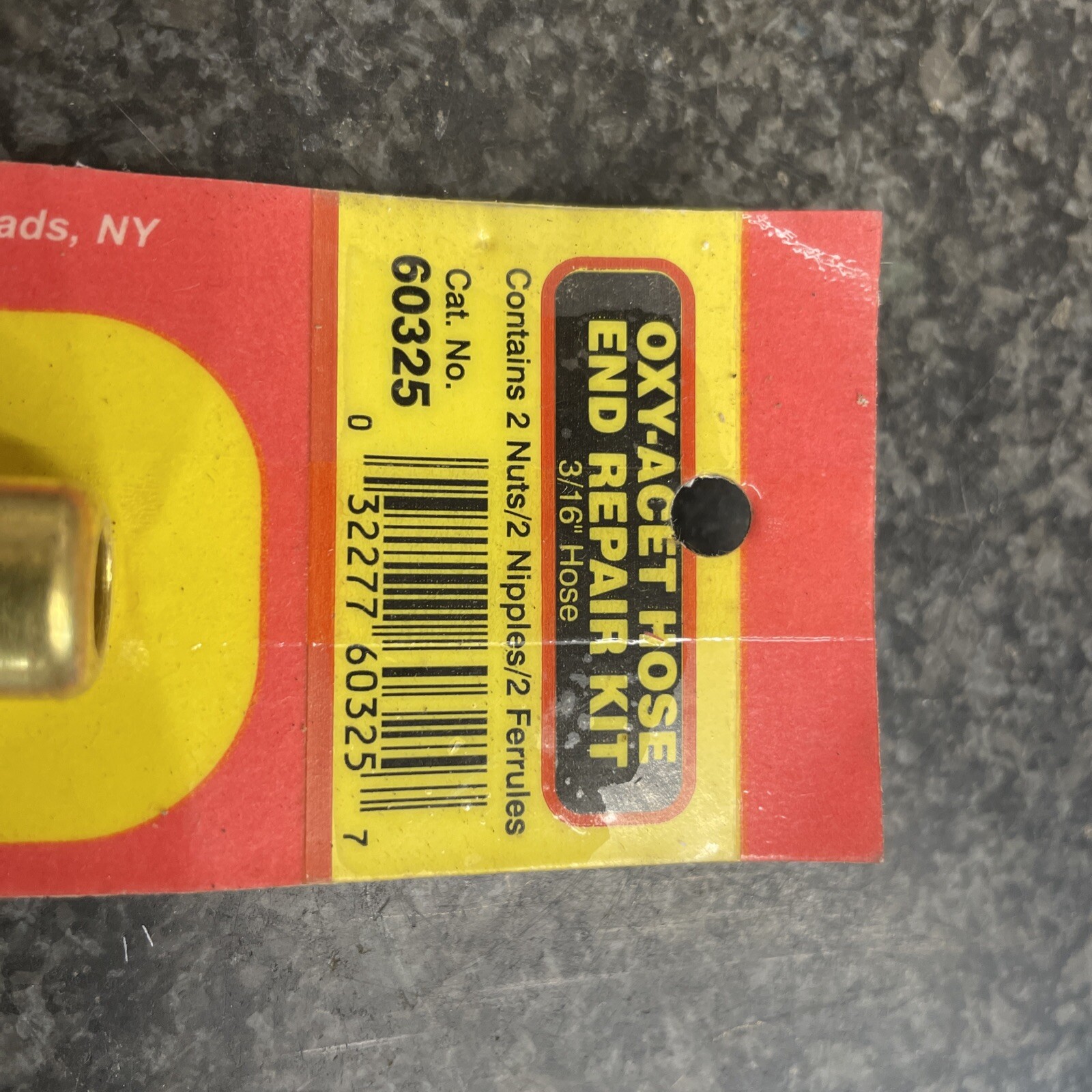 Forney 60325 Oxy/Acetylene Repair Kit For 3/16” B Hose, Nuts Nipples ...