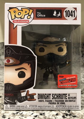 *NYCC 2020 STICKER* FUNKO POP THE OFFICE - DWIGHT SCHRUTE as RECYCLOPS ...