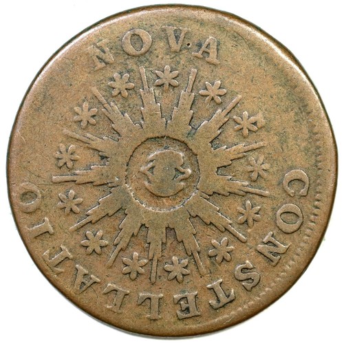 1785 C 5-E R-4 Lg Date, Pointed Rays Nova Constellatio Colonial Copper ...