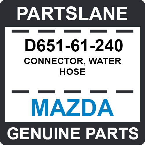 D65161240 Connectorwater Mazda Genuine OEM Part for sale online | eBay