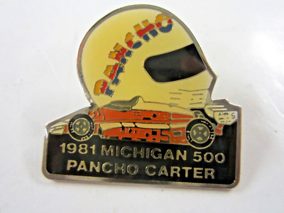 INDY 1981 Pancho Carter #5 Alex Michigan 500 Winner Racing Hat/Lapel ...