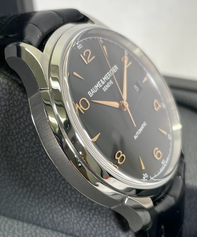 Baume & Mercier Clifton Black Dial Automatic 45mm Men's Watch M0A10366 ...