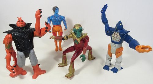 VTG 1982 Revell Power Lords Drrench GGRIPPTOGG Raygoth Adam Figure Lot ...