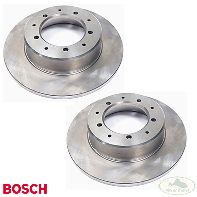 LAND ROVER REAR BRAKE ROTOR DISC SET RANGE CLASSIC DISCOVERY DEFENDER ...