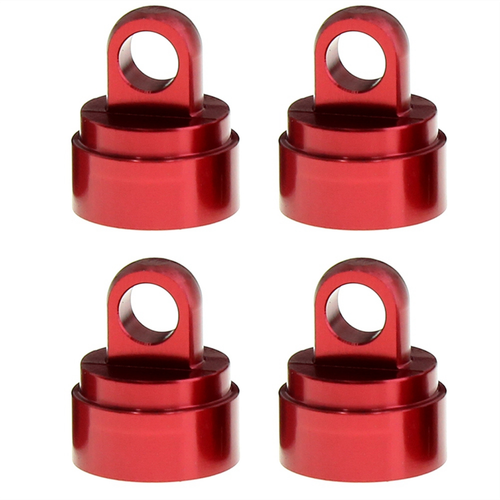 4PCS Machined Alloy Shock Caps Shock Bladder Bottoms Washers Pivot ...