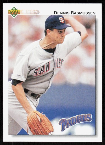1992 Upper Deck Baseball Card Dennis Rasmussen San Diego Padres #439 | eBay