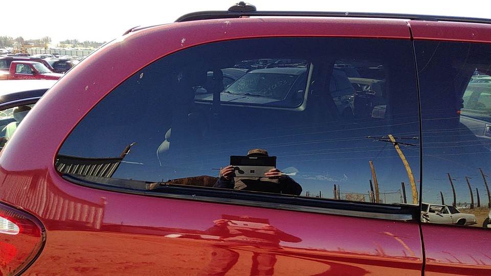 01-07 Town Country Passenger Right Rear Quarter Glass Back Side Window ...