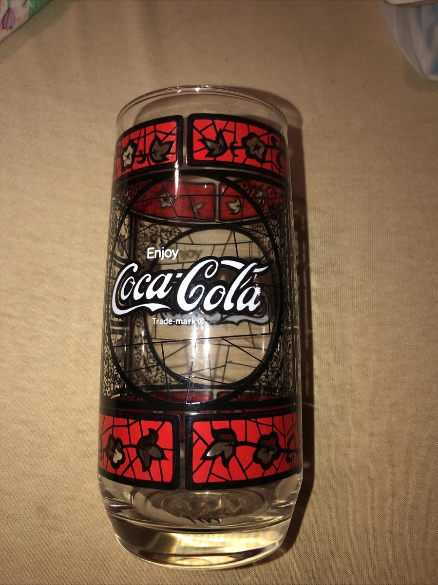 Coca Cola Glass Red
