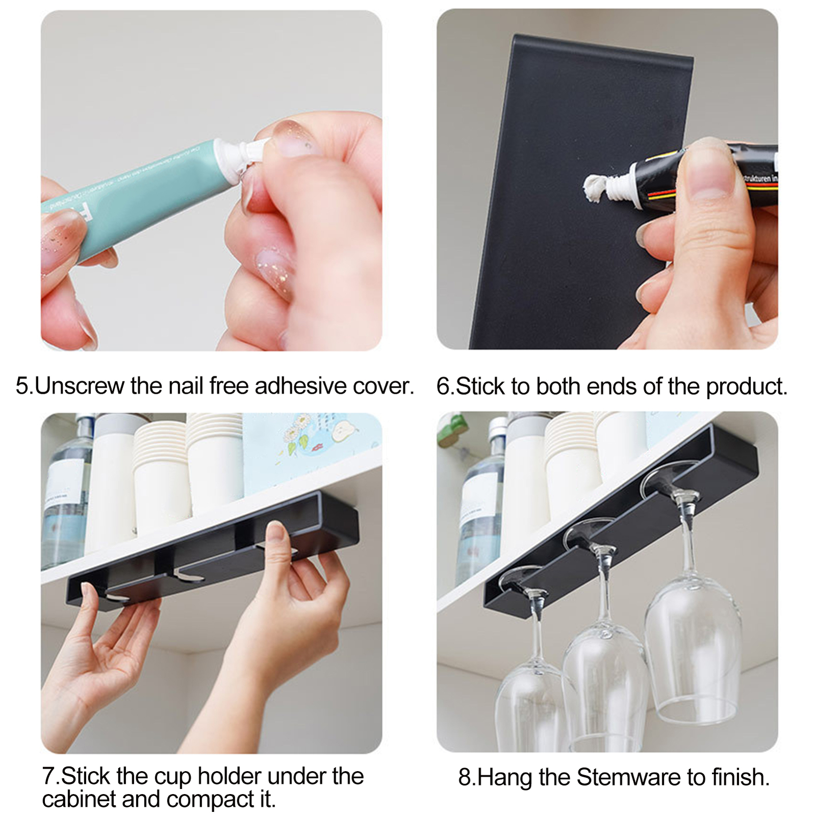 Goblet Stand Organization Keep Neat Universal Goblet Storage Holder ...