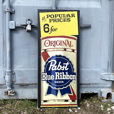36in Pabst Blue Ribbon Sign Vintage Style Repop Sign | eBay