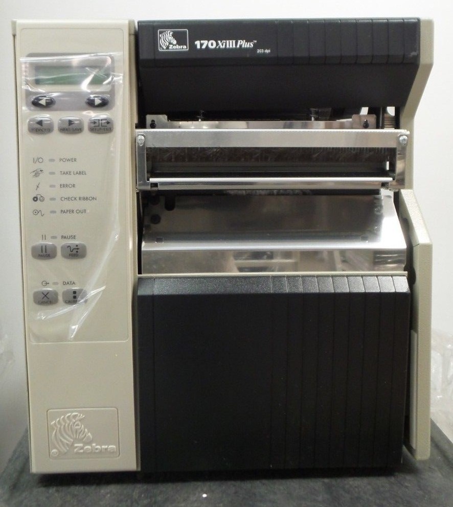 Zebra 170XiIII Plus 203dpi Thermal Printer w/ Cutter and Ethernet 172 ...