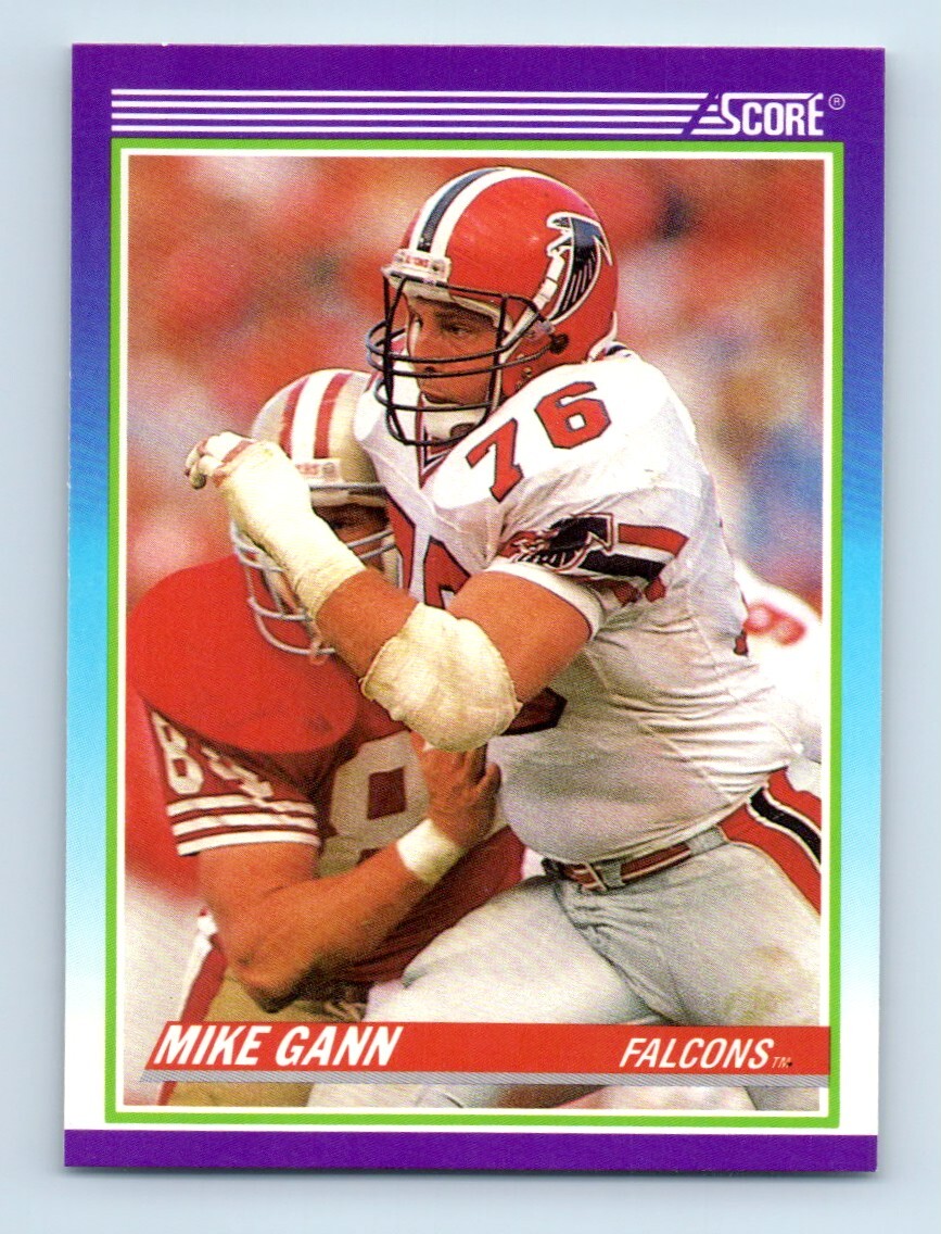 1990 Score Mike Gann Atlanta Falcons #481 | eBay