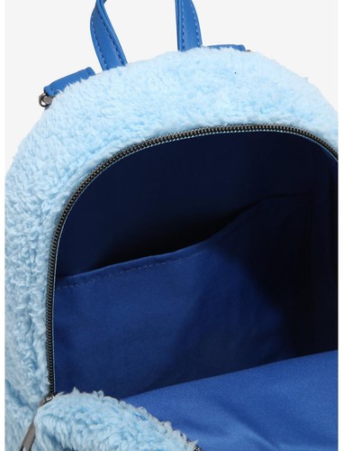 Loungefly Care Bears Grumpy Bear Blue Fuzzy Plush Mini Backpack New | eBay