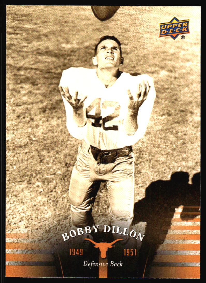 2011 Upper Deck University of Texas Bobby Dillon #1 Texas Longhorns | eBay